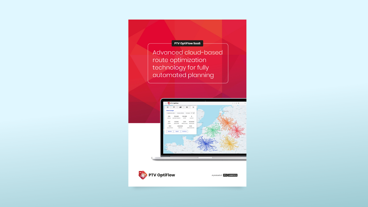 Cloud-based route optimization software | PTV OptiFlow brochure